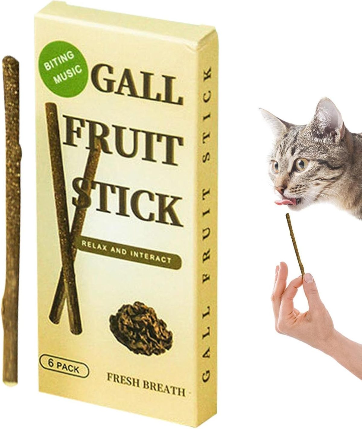 Cat Mint Chew Sticks - Silvervine Sticks For Cat Chew Toys And Kittens ...