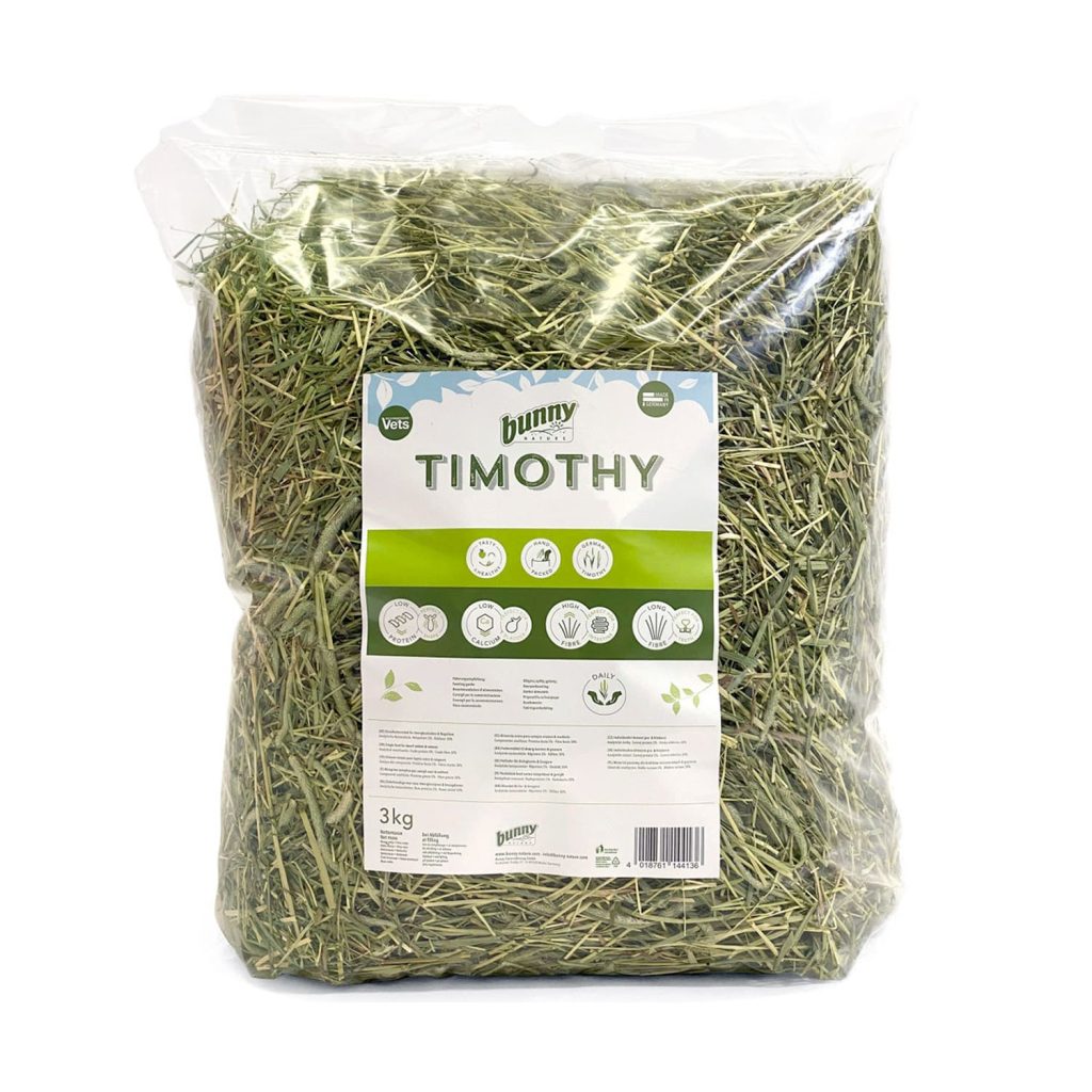 Bunny Nature Timothy Hay for Dwarf Rabbits & Rodents 3KG - Petopia
